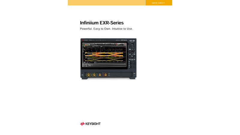 Infiniium EXR-Series Oscilloscopes | Keysight